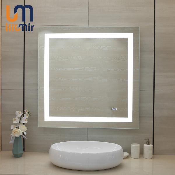 Quality Light-Equipped Smart Backlit Bathroom Mirror with Touch Screen and Anti-Fog for sale