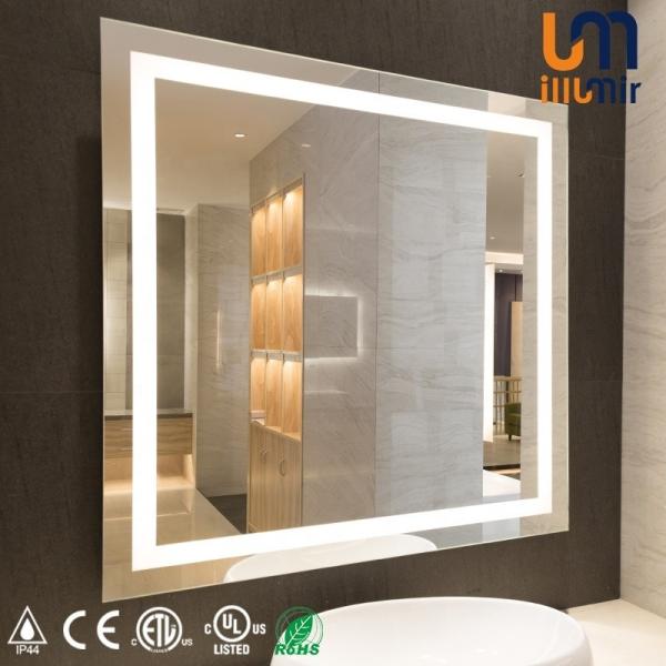 Quality Light-Equipped Smart Backlit Bathroom Mirror with Touch Screen and Anti-Fog for sale