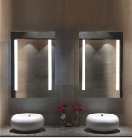 Quality Modern Design Style LED Smart Bathroom Mirror for Wall Installation in Hotel for sale