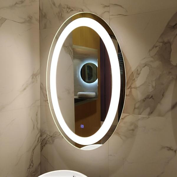 Quality High Output 2835 SMD Lighting Customized Hotel LED Bathroom Mirror TV with Touch for sale