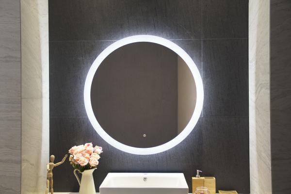 Quality Aluminum Frameless Hexagon Led Intelligent Natural Warm Wall Mounted Smart Anti for sale