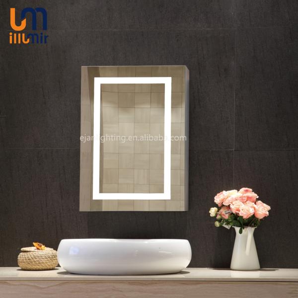 Quality Modern Design Style Smart LED Lights Bathroom Cabinet with Anti-fog Mirror and for sale