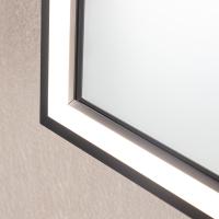 China Acrylic Frame Led Strip Bathroom Mirror Touchable Screen Customizable for sale