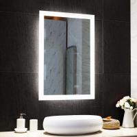 China Customized Rectangle LED Bathroom Mirror with Touch Sensor Switch and Waterproof Design for sale