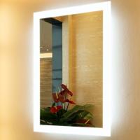 China Customized Rectangle LED Bathroom Mirror with Touch Sensor Switch and Waterproof Design for sale