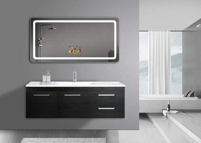 China Rectangle Mirror TV LED Bath Mirrors Illuminated with Bathroom Light Equipped for sale