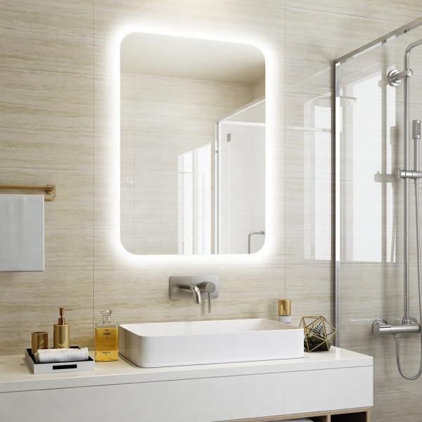 Quality Backlit Wall Mounted Vanity Mirror Dimmable Lighting Moisture Resistance for sale