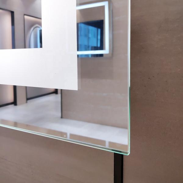 Quality Large Size Custom LED Bathroom Mirror with Defogger Modern Design and AC110-277V for sale