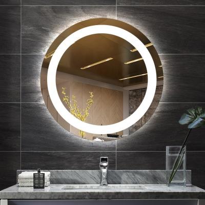 China High Output SMD LEDs Custom Decorative Lighted Fogless LED Mirror for Hotel Bathrooms for sale