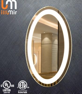 China High Output SMD LEDs Custom Decorative Lighted Fogless LED Mirror for Hotel Bathrooms for sale