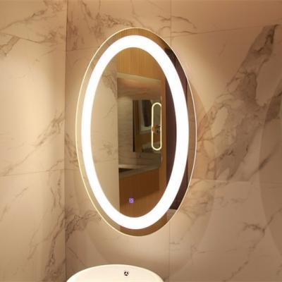 China High Output SMD LEDs Custom Decorative Lighted Fogless LED Mirror for Hotel Bathrooms for sale