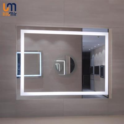 Cina 2700K-6000K CCT Hotel Decorativo LED Parete Specchio Vanità Con Luci Unidirezionali in vendita