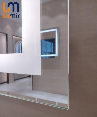 Cina 2700K-6000K CCT Hotel Decorativo LED Parete Specchio Vanità Con Luci Unidirezionali in vendita