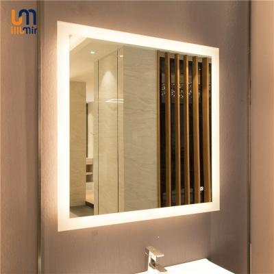 Cina 2700K-6000K CCT Hotel Decorativo LED Parete Specchio Vanità Con Luci Unidirezionali in vendita