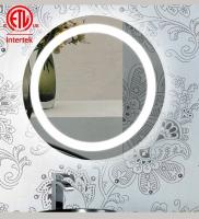 China Modern Design Style Round Wall Mounted LED Bathroom Mirror with Touch Sensor Switch for sale