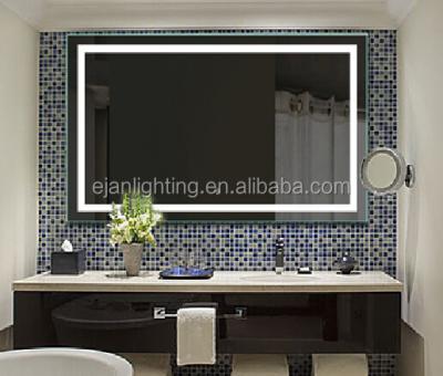 China Pared retroiluminada característica rectángulo retroiluminado espejo de luz de baño para la certificación ETL del hotel for sale