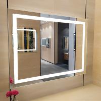 Quality Large Size Custom LED Bathroom Mirror with Defogger Modern Design and AC110-277V for sale