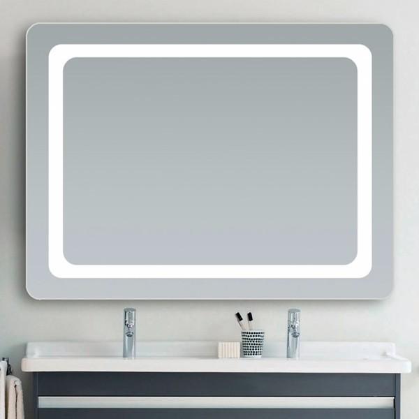 Quality Custom Decorative Wall LED Touch Sensor Bathroom Magnifying Vanity Mirror With for sale