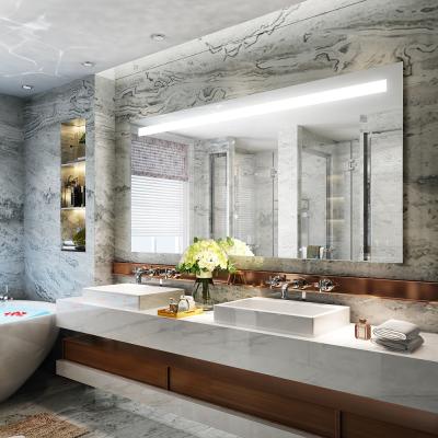 China Bathroom Wifi Magic Touch Screen Intelligent Mirror Lighted Bath LED Android Smart Mirror for sale