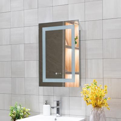 China Hotel Large LED Bathroom Mirror Durable Rectangular Design with 5mm Silver Mirror for sale