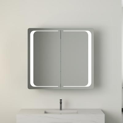 China Easy Cleaning Illuminated Led Mirror Cabinet High Precision Erosion Resistant for sale