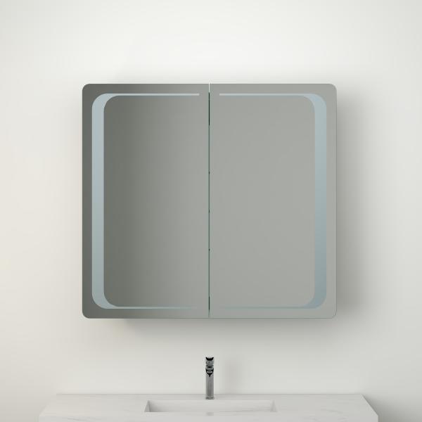 Quality Easy Cleaning Illuminated Led Mirror Cabinet High Precision Erosion Resistant for sale