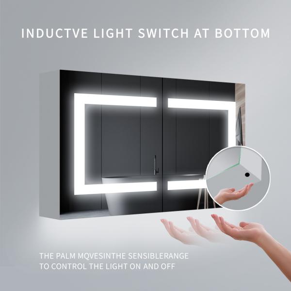 Quality Long Lasting Led Medicine Cabinet Mirror Fashionable Vanity Mirror Cabinet With for sale