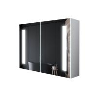 Quality Waterproof Lighted Mirror With Medicine Cabinet Safety Easy Installation for sale