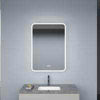 Quality Wall Mounted Led Medicine Cabinet Anti Fog Lighted Vanity Mirror With Storage for sale