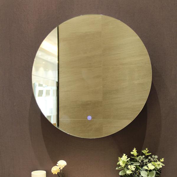 Quality High Output 2835 SMD LED Light Hotel Bathroom Round LED Backlit Mirror with for sale