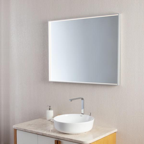 Quality Illuminated Bluetooth Bathroom Mirror With Color Temperature Options And 90° for sale