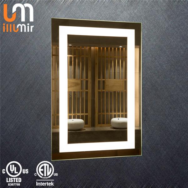 Quality Silver Smart Custom Bathroom Mirrors Waterproof Led Strip Vanity Mirror for sale