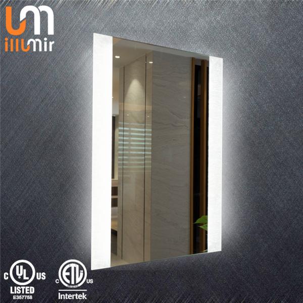 Quality Silver Smart Custom Bathroom Mirrors Waterproof Led Strip Vanity Mirror for sale