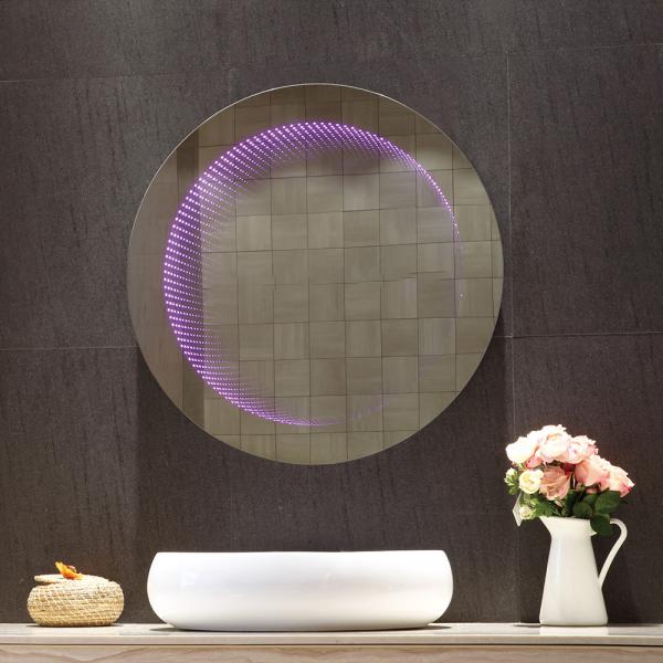 Quality 80cm Diameter Wall Mounted RGB Multi-color Changing 3D LED Infinity Mirror for for sale