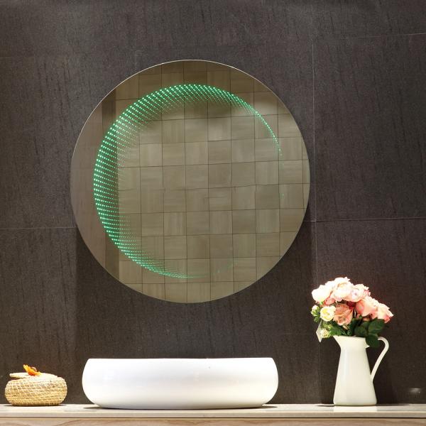 Quality 80cm Diameter Wall Mounted RGB Multi-color Changing 3D LED Infinity Mirror for for sale