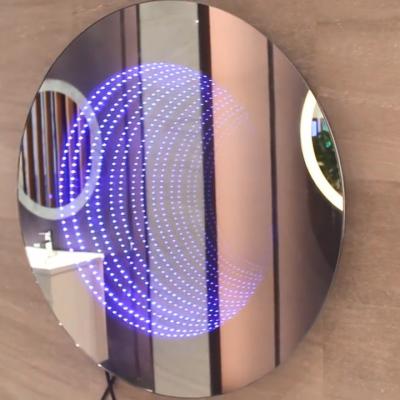 China Wandversiering 3D LED Infinity Mirror Ronde Infinity Mirror Muur Mirror Schimmelbestand Te koop