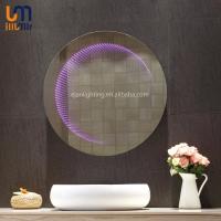 China Wall Decoration 3D LED Infinity Mirror Round Infinity Wall Mirror Mildew Proof for sale