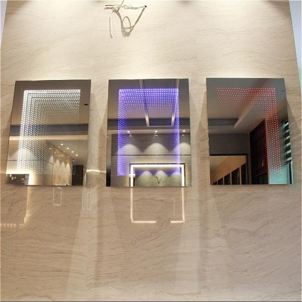 Quality Voltage 50/60Hz Magic Smart 3D LED Lighted Infinity Mirror with Rectangle Shape for sale