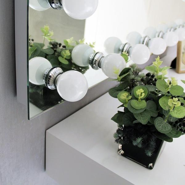 Quality 24pcs G60 Bulbs LM-80 Tested Hollywood Vanity Mirror W800xH600xD70mm for Wall for sale