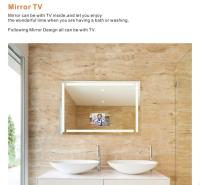 China Rectangle Wall Mounted Smart TV Mirror Defogger Space Saving High Visibility for sale