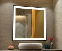 China Wall Mounted Framed LED Mirror with Touch Switch and High Output Lighting Source for sale