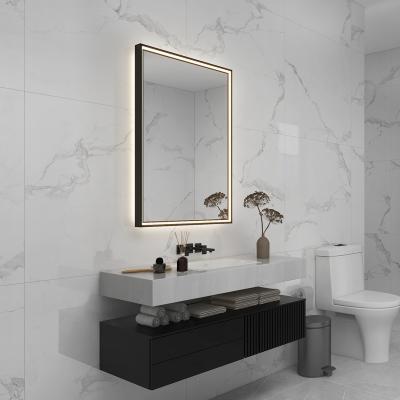 China Op maat gemaakte maat 2023 High Output 2835 SMD Touch Screen LED Hotel Badkamer Vanity Mirror Te koop