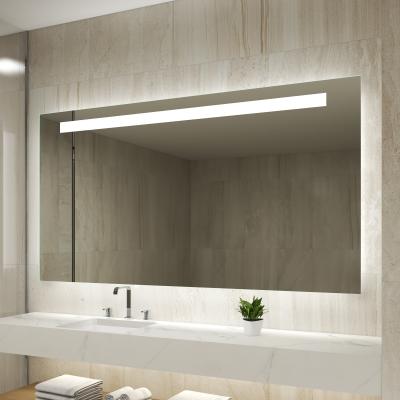 China Espelho de maquiagem LED montado na parede do banheiro com LEDs SMD de alta potência e estilo de design moderno à venda