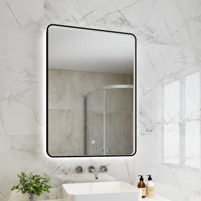 China Touch Screen Round LED Bathroom Mirror Dustproof Dirt Resistant Shockproof for sale