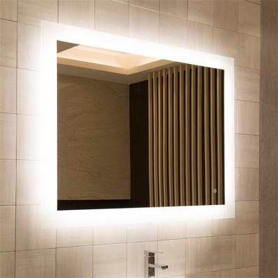 Cina Moderno alluminio senza cornice illuminato make-up specchio resistente all' erosione a prova di ruggine in vendita