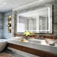 China Modern Customization Luxury Wall Mounted Makeup Mirror For Bathrooms for sale