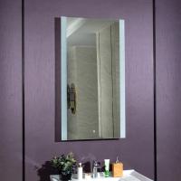 China Adjustable LED Touch Bathroom Mirror Beveled Edge Touch Light Vanity Mirror for sale