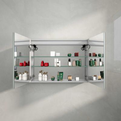 Китай Противоржавляющийся прозрачный ванный шкаф с зеркалом настраиваемое регулируемое освещение продается