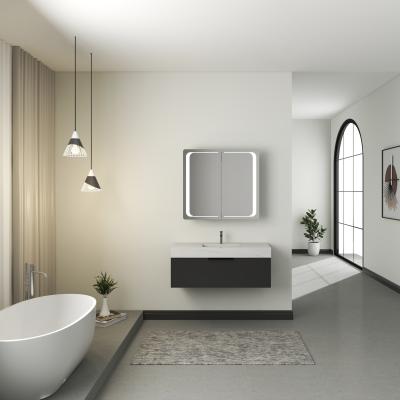 China Dimmable Brightness Lighted Medicine Cabinet Sharp Imaging Convenient For Makeu for sale