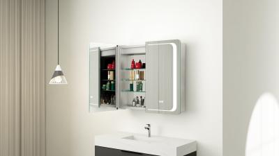 China Dimmable Brightness Lighted Medicine Cabinet Sharp Imaging Convenient For Makeu for sale